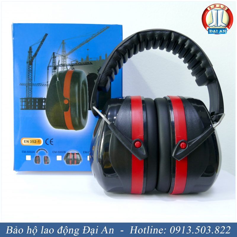 Bịt tai chống ồn Pháp Proshil màu đen đỏ – Bảo Hộ Lao Động Đại An